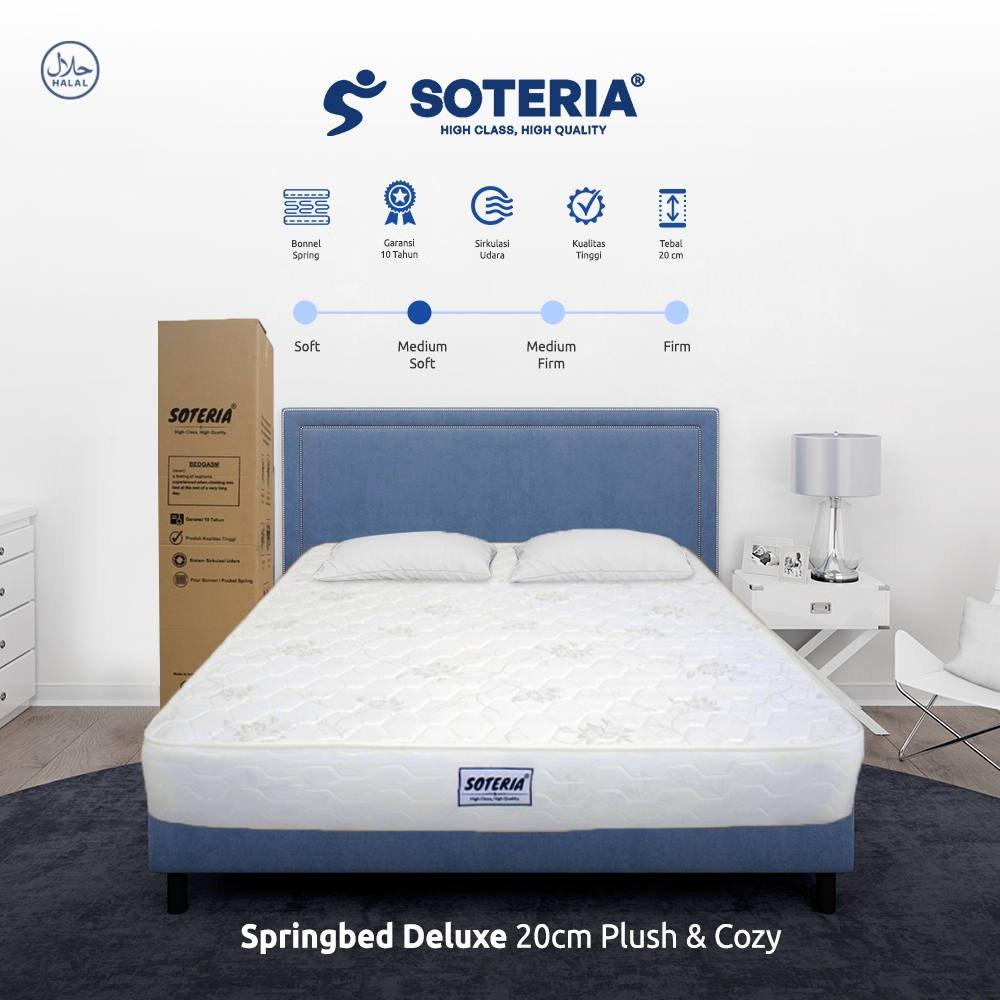 Jual Soteria Kasur Springbed Matress Vakum Anti Nyeri Garansi 15Thn ...