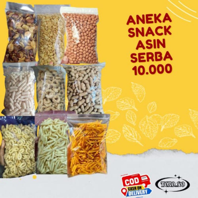 Jual [ BISA COD ] SERBA 10K//BASRENG PEDAS DAUN JERUK//MAKARONI PEDAS ...
