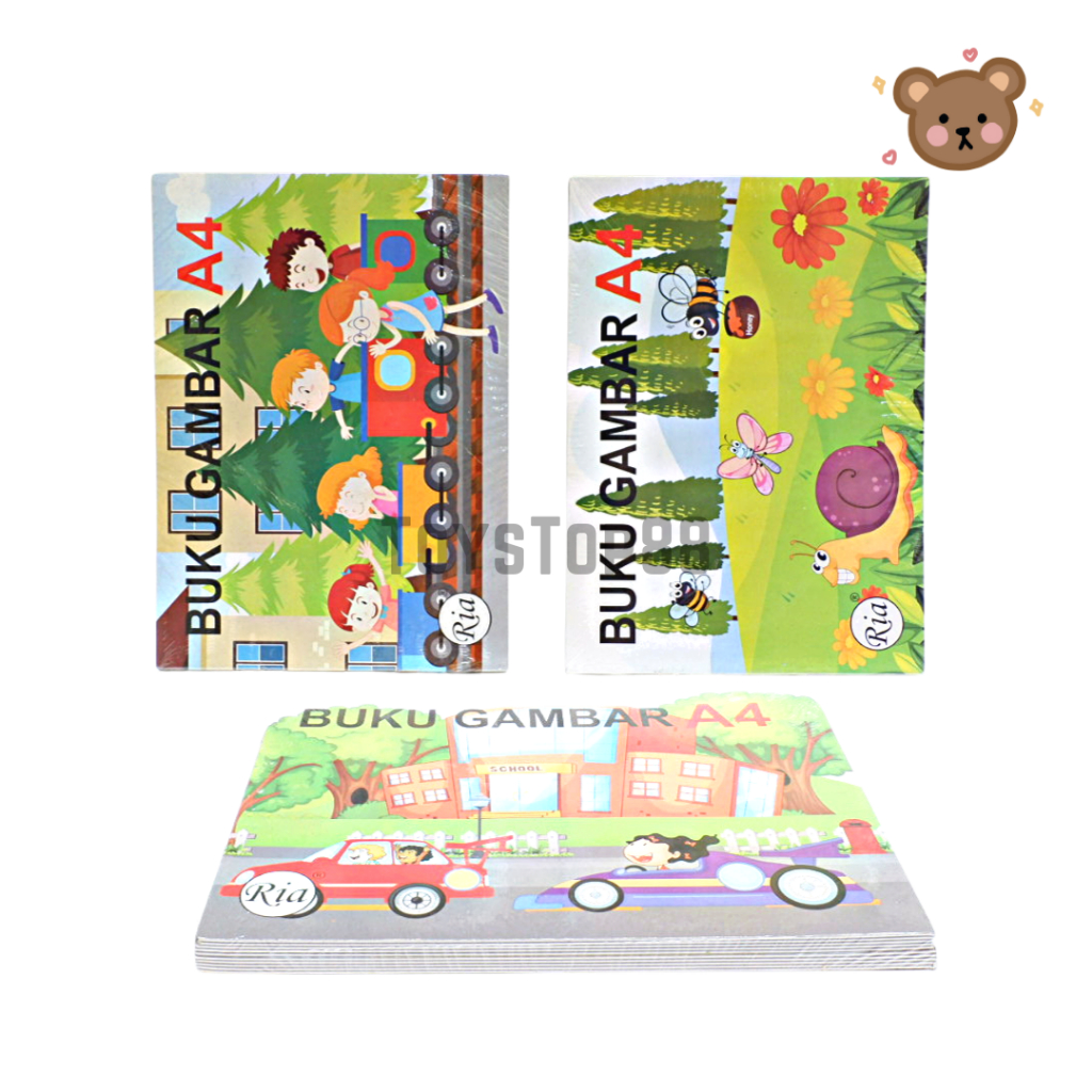 Jual Buku Gambar Drawing Book Ria A4 Ecer [PER PCS] | Shopee Indonesia