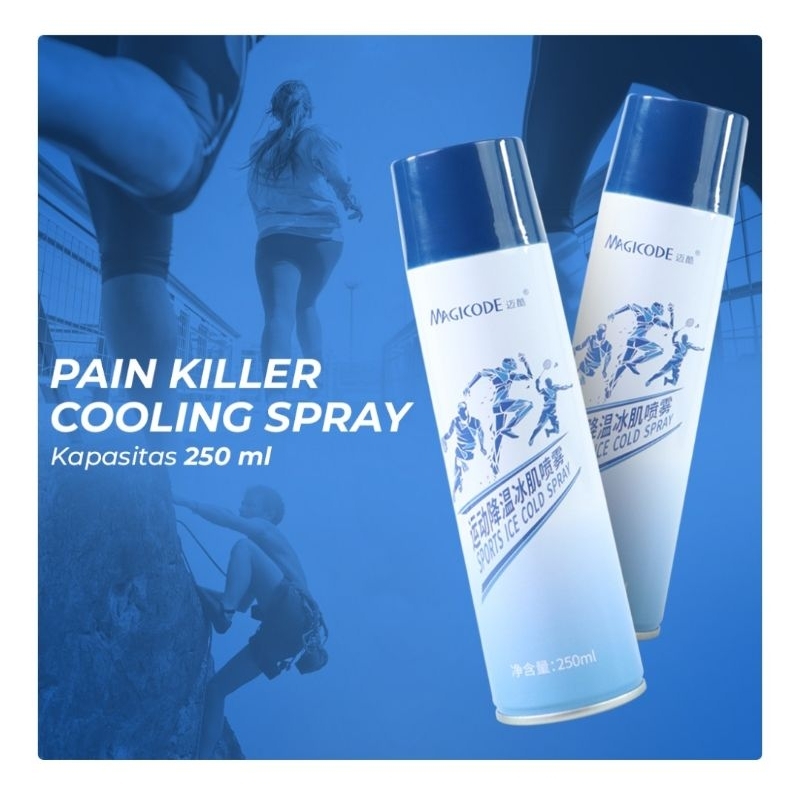 Jual Semprotan Pereda Nyeri Pain Killer Cooling Spray 250 ml | Shopee ...