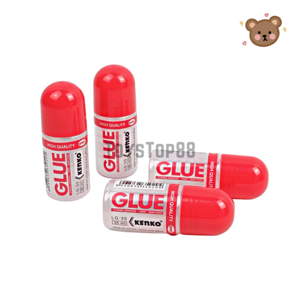 Jual Lem Cair Kenko 35 ml LG-35 - Liquid Glue Kecil Tutup Merah - Lem ...