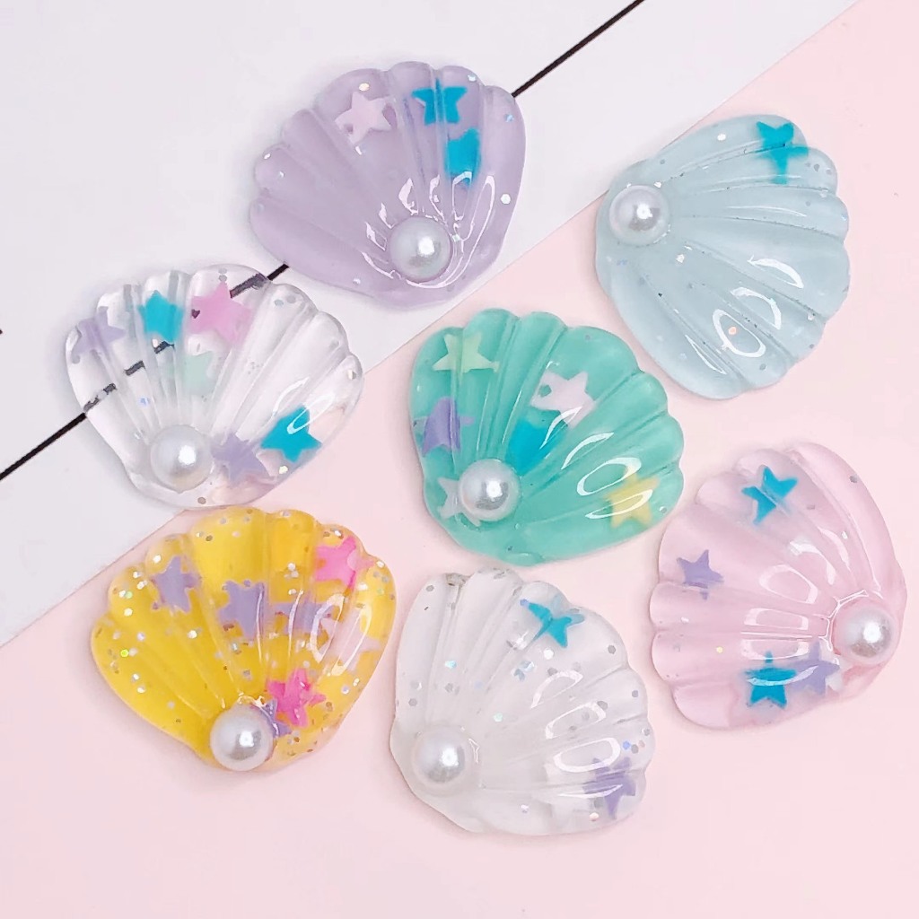 Jual Dekorasi Tema Laut Kerang Kecil Resin / Topper Dekorasi Kerang ...