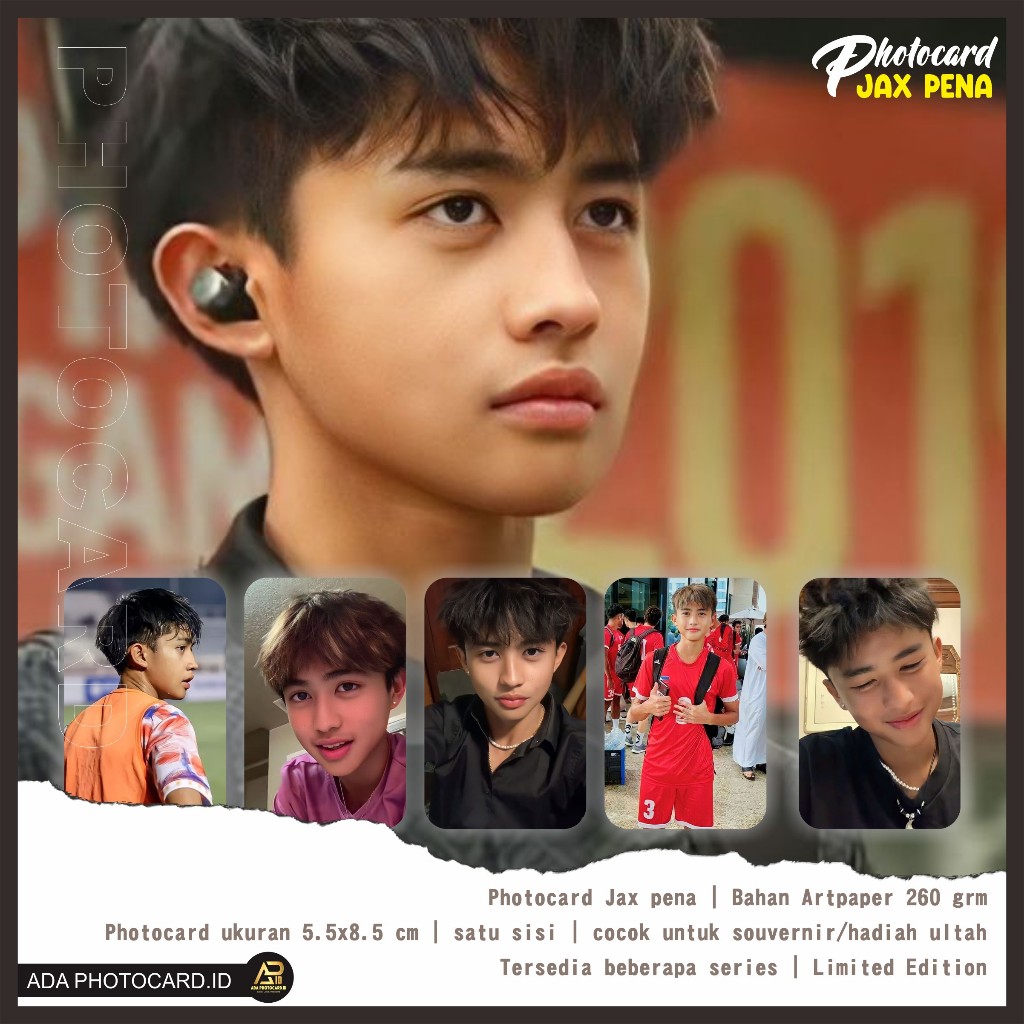 Jual Photocard Jax Pena (Captain Philipina) isi 50 Pcs | Bonus Stiker ...