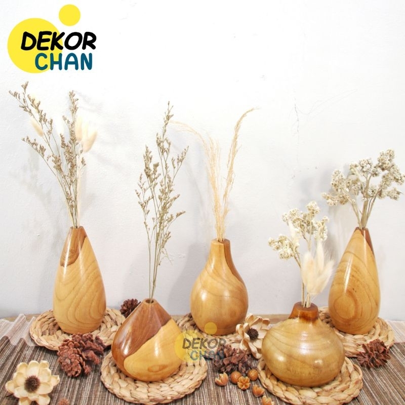 Jual VAS BUNGA KAYU ESTEKTIK DEKORASI RUMAH UNTUK TEMPAT TANAMAN BUNGA ...
