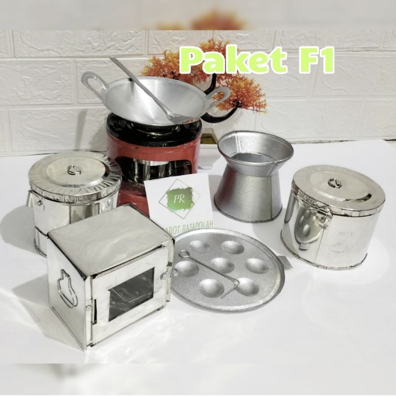 Jual Alat Masak Masakan Mini Anak Paket F Bisa Masak Beneran | Shopee ...
