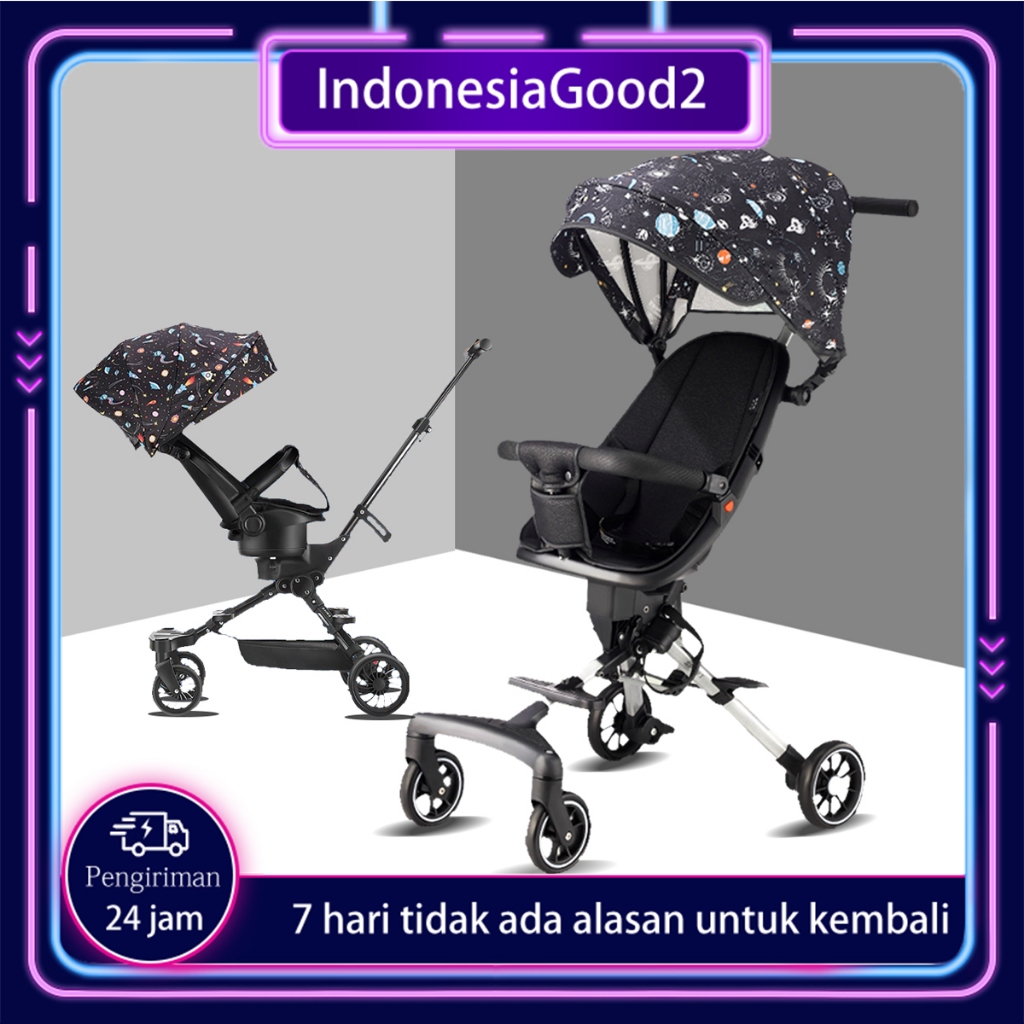 Jual Stroller baby 2 way lightweight foldable Kereta Dorong Bayi cabin ...