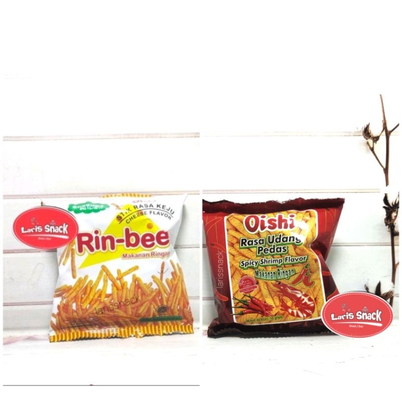 Jual Oishi Snack Rin-Bee Renceng (Isi 10 bks) | Shopee Indonesia