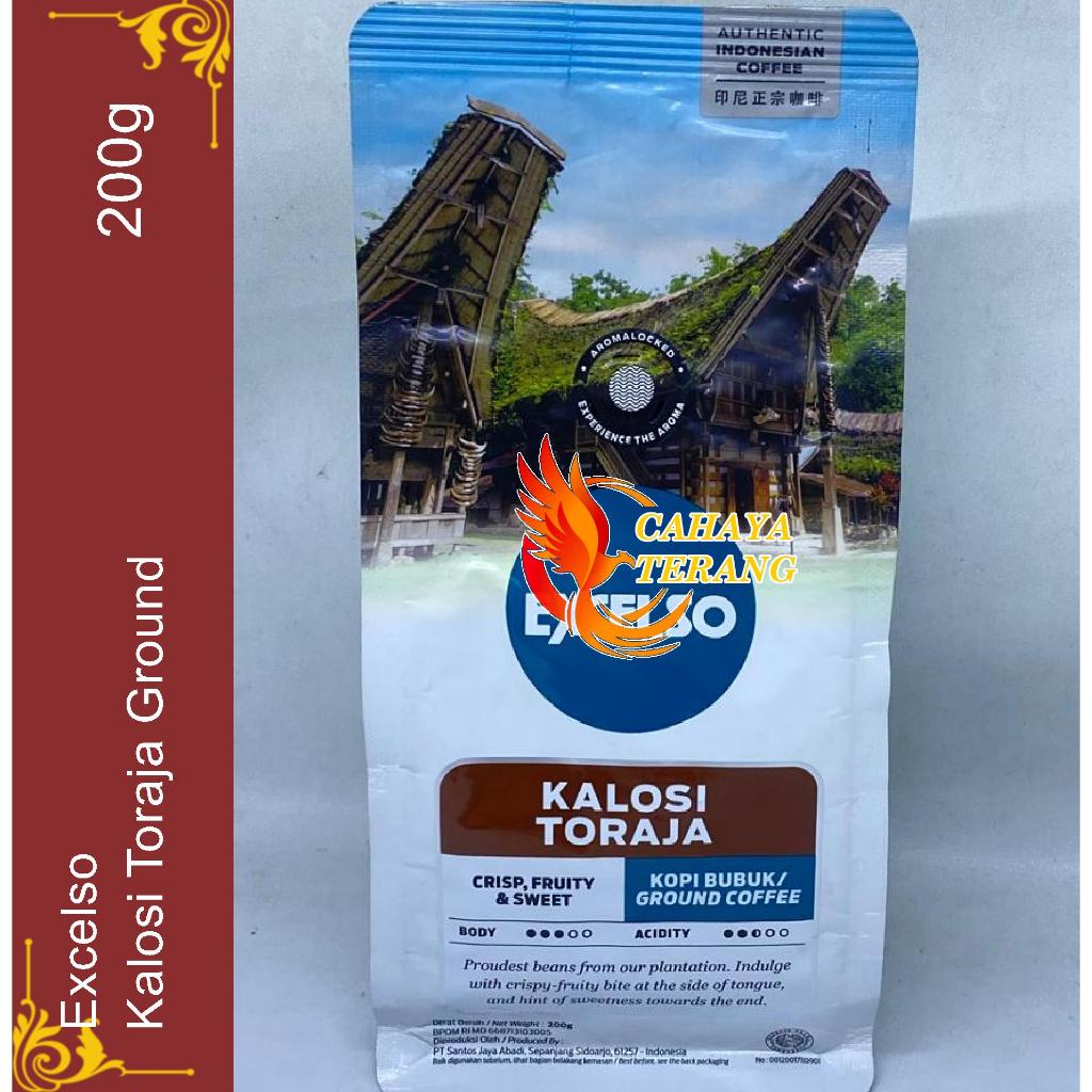 Jual Excelso Kopi Kalosi Toraja Bubuk 200 gram Excelso Ground Coffee ...