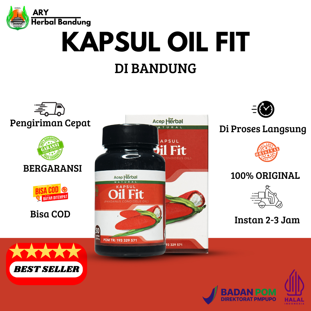 Jual KAPSUL OIL FIT Di Bandung 100% Ekstrak Buah Merah Papua ASLI ...