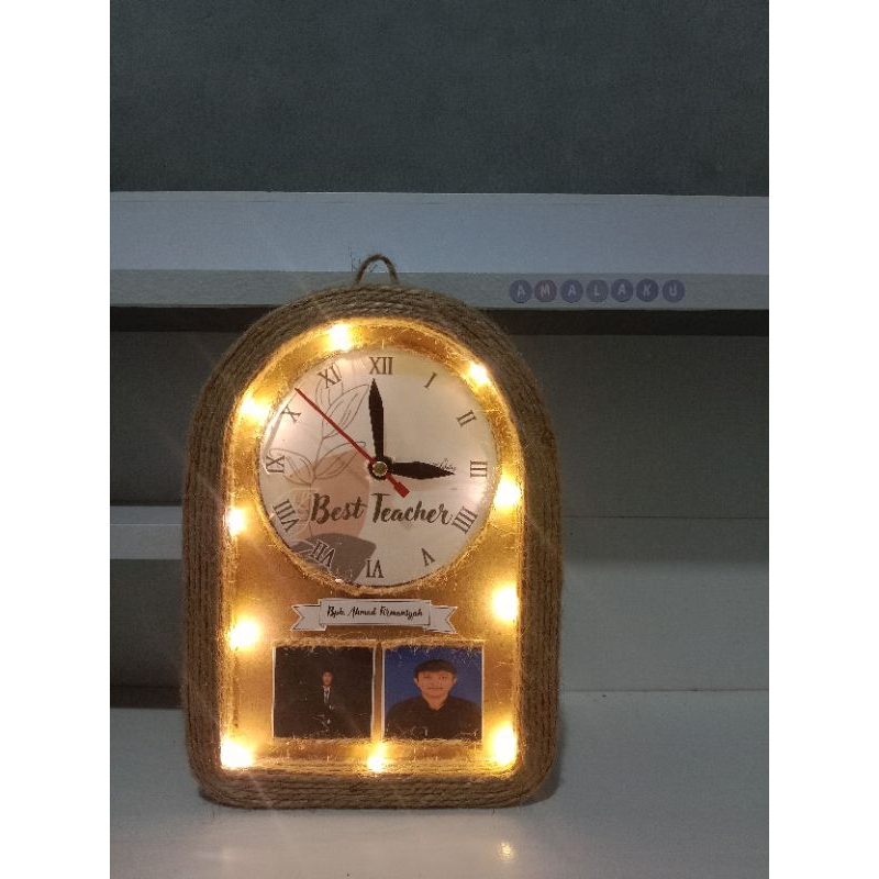 Jual GIFT JAM CUSTOM+FOTO Free Stiker Lucu | Shopee Indonesia