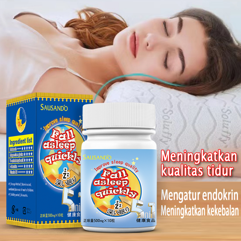 Jual Vitamin tidur SAUSANDO Sleep aid vitamin b6/Deep sleeping Relieve ...