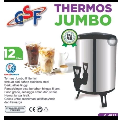 Jual GSF - Termos Jumbo 12L / Termos Acara Hajatan,dll 4512 / Termos ...