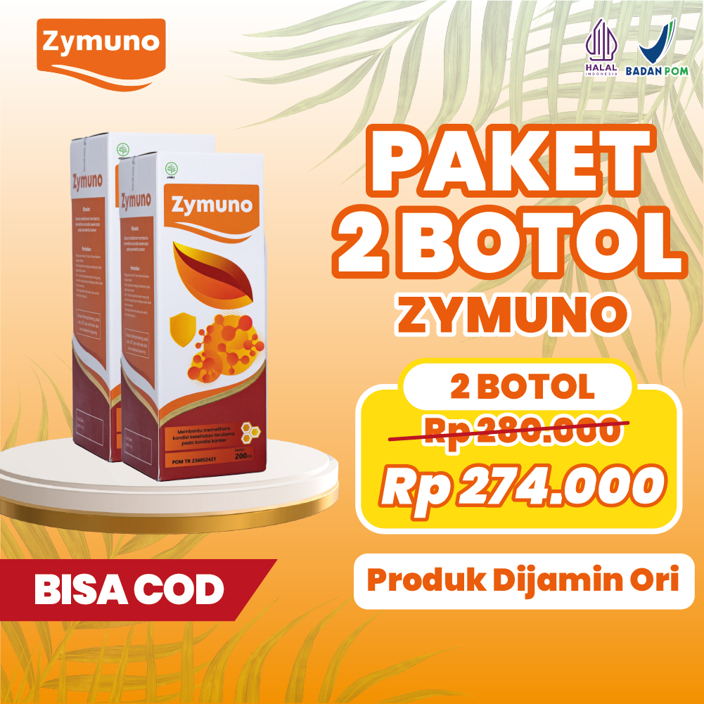 Jual Zymuno 2 Botol Original Madu Herbal Alami Imunoterapi Atasi ...