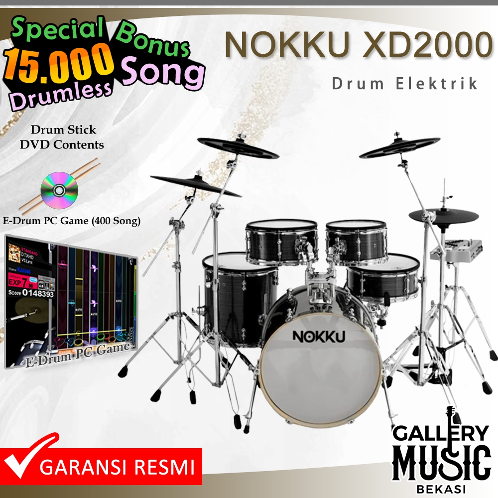 Jual NOKKU XD2000 Drum Elektrik / XD-2000 / XD 2000/ X D2000 Electric Drum | Shopee Indonesia