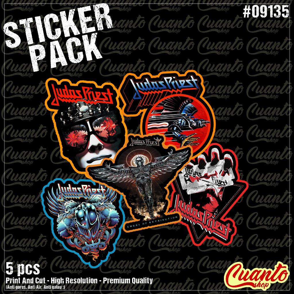 Jual Sticker Stiker Judas Priest anti air sudah di cutting kualitas ...