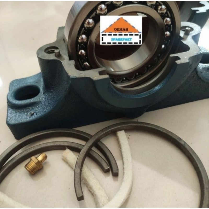 Jual PLUMMER BLOK HOUSING SET SN511 SN 511 LENGKAP + PLUMER BLOCK BEARING + ADAPTER SLEAVE AS 50 ...