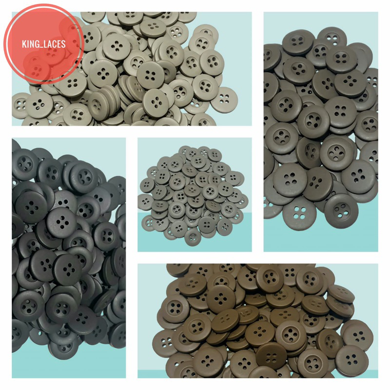 Jual kancing PDH/kancing dinas ukuran 1,6cm(harga dijual per gros ...