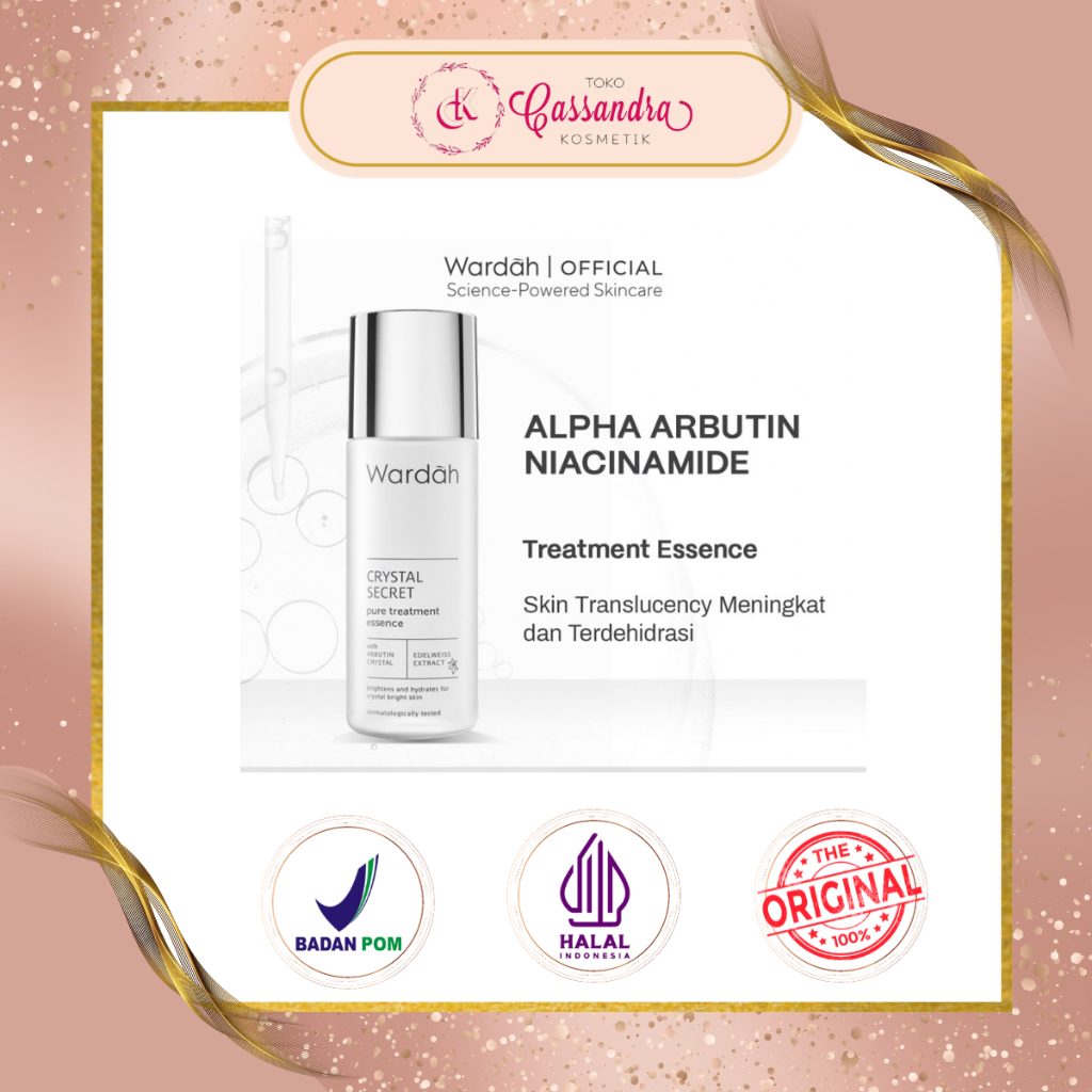 Jual WARDAH CRYSTAL SECRET PURE TREATMENT ESSENCE 100ML | Shopee Indonesia