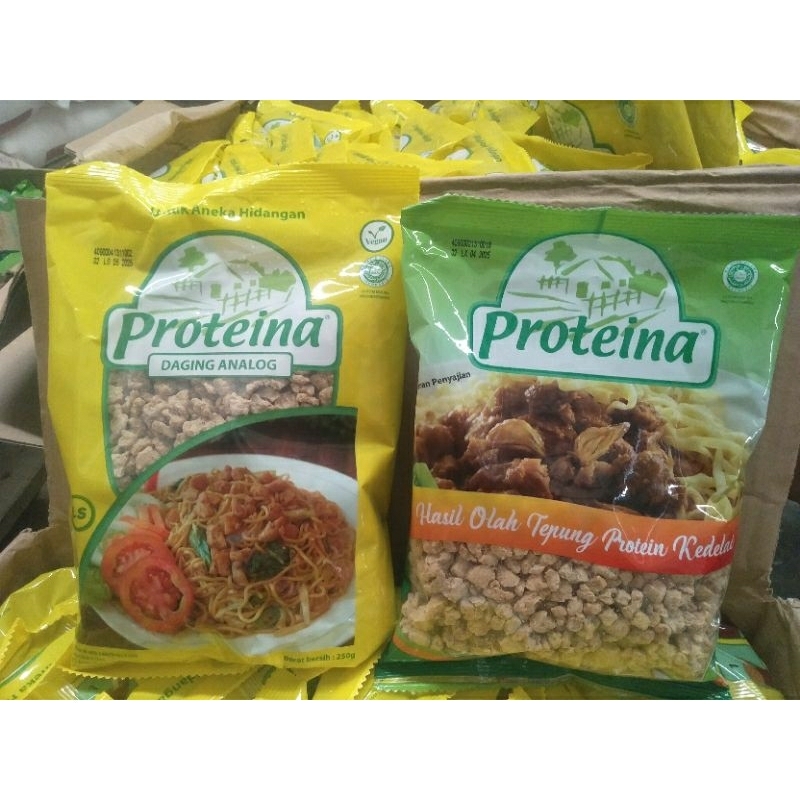Jual PROTEINA DAGING ANALOG isi 24 Pak@250 g | Shopee Indonesia