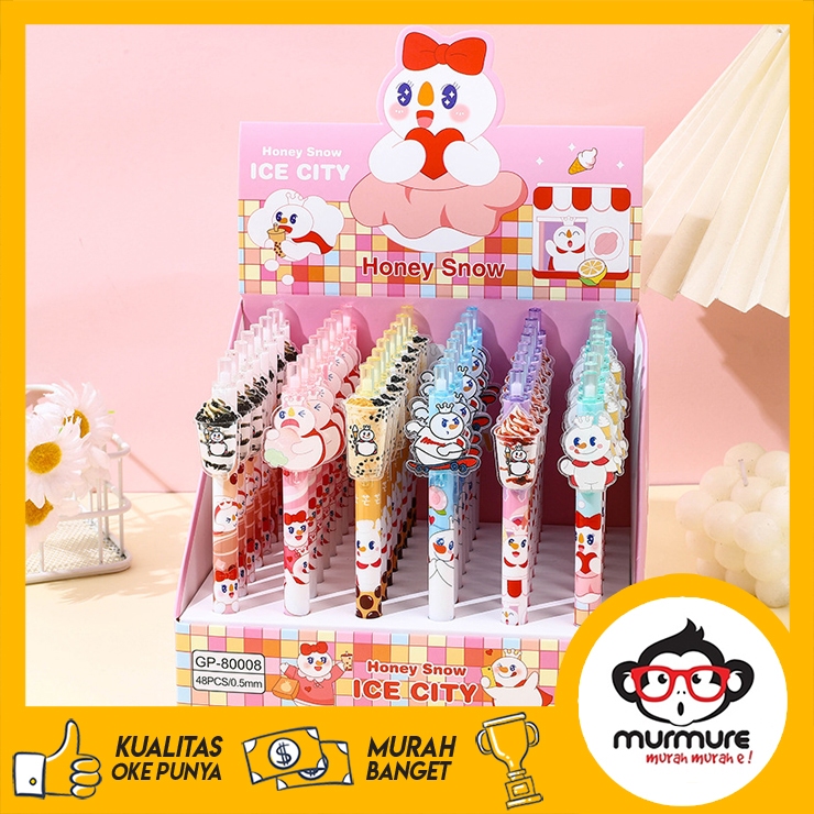 Jual MURMURE | 1 BUAH PEN PENA PULPEN GEL CETEK FANCY KARAKTER MIXUE ...