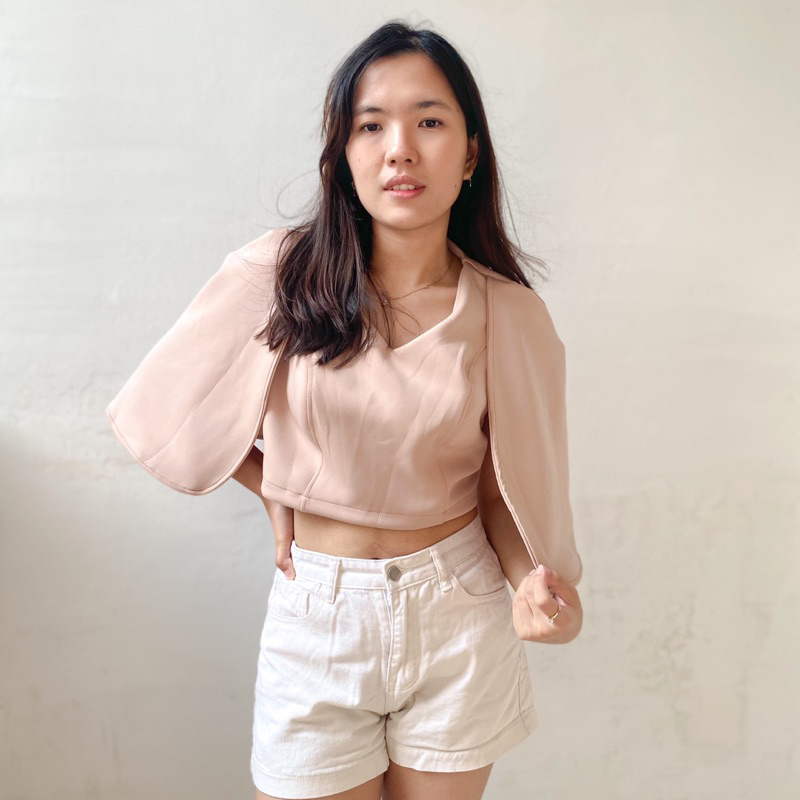 Jual Amanda Top Scuba Premium | Atasan Premium Scuba | Casual | Crop Top Lynz Clothing | Shopee ...