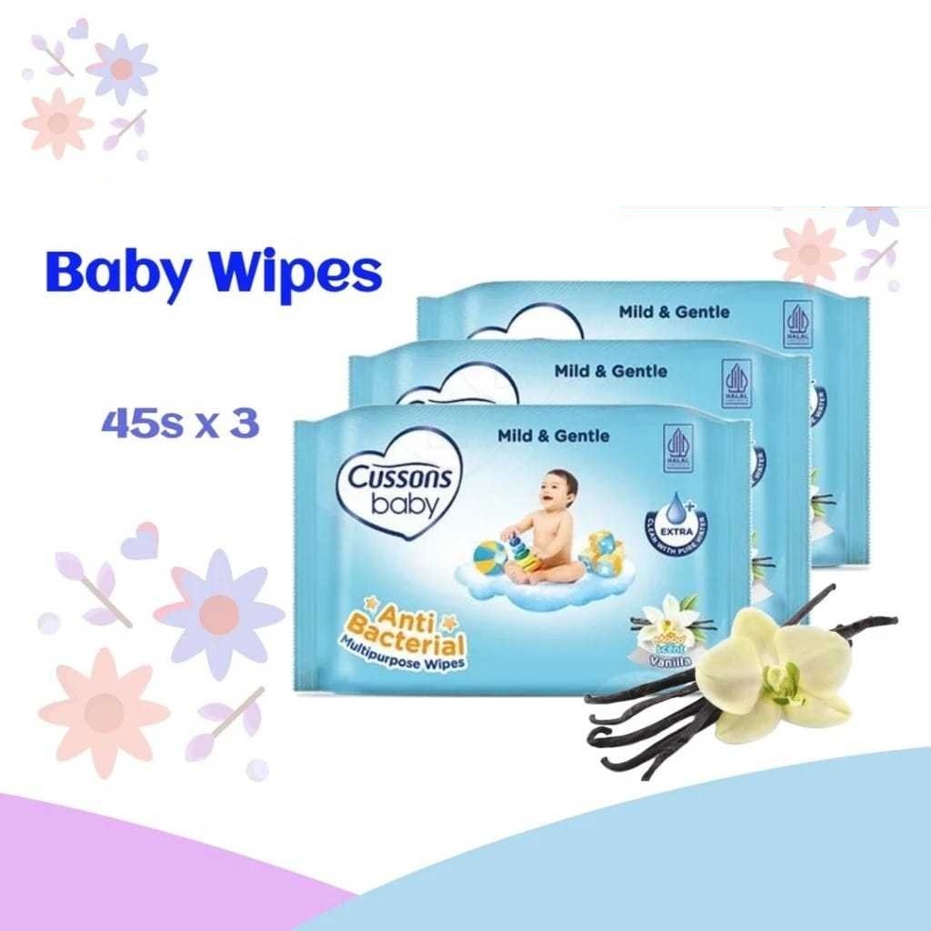 Jual TISU CUSSONS MURAH WIPES CUSSON TISSUE BABY WIPES TISU BASAH 45'S ...