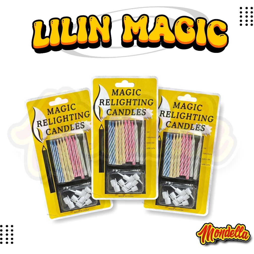 Jual Lilin Magic Nyala Kembali Relighting Candles Birthday Ulang Tahun ...