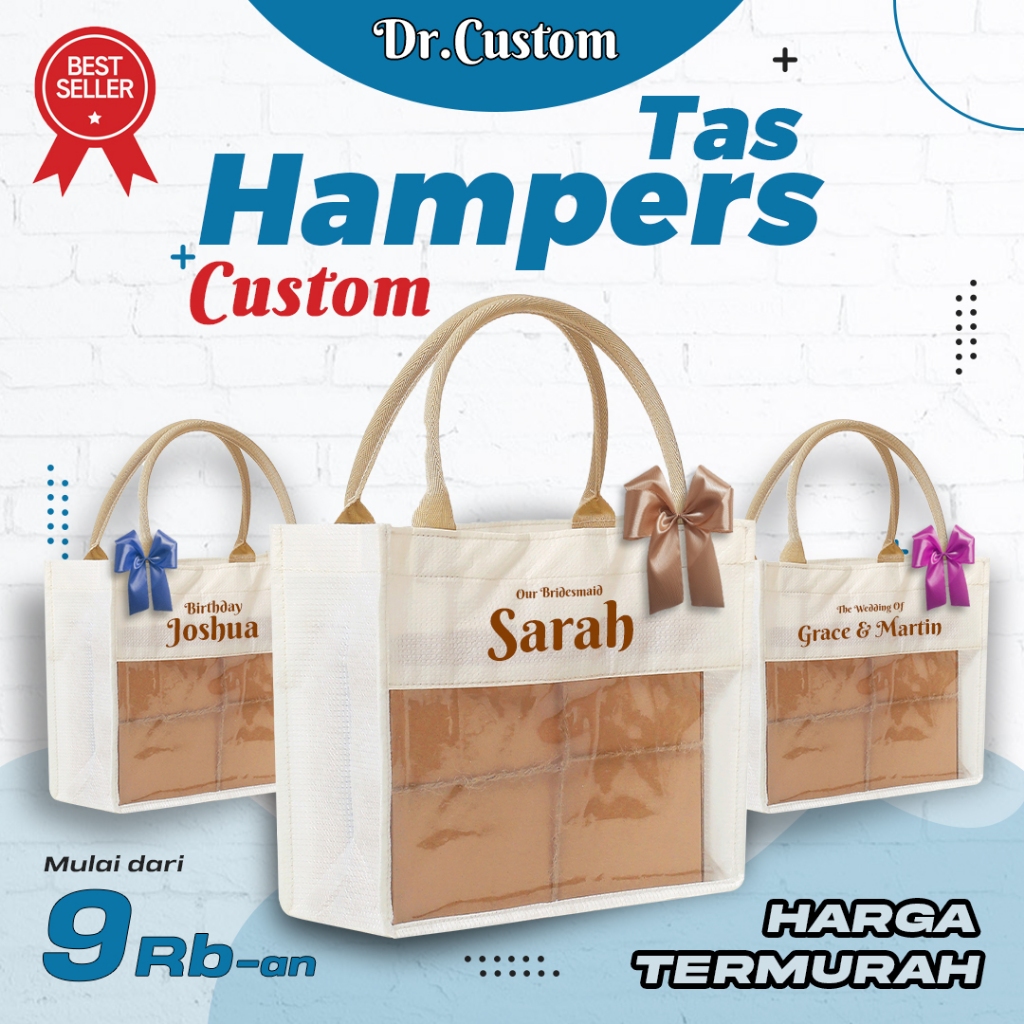 Jual Custom Tas Sovenir Nikah-Tas Hampers Promosi-Tas Bridesmaid-Sablon ...