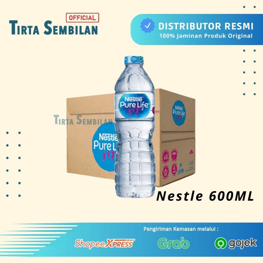 Jual Nestle Pure Life 600ml 600 ML kemasan | Shopee Indonesia