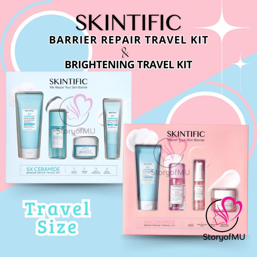 Jual SKINTIFIC Travel Kit 4ea - 5x Ceramide Barrier Repair ...