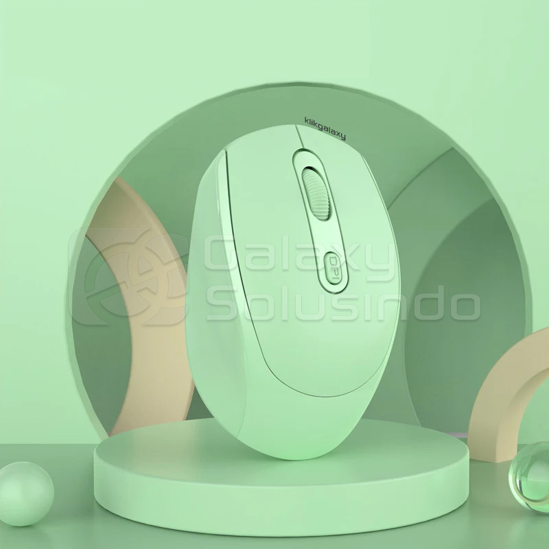 Jual Mouse Wireless Lightweight Portable - Green | Shopee Indonesia
