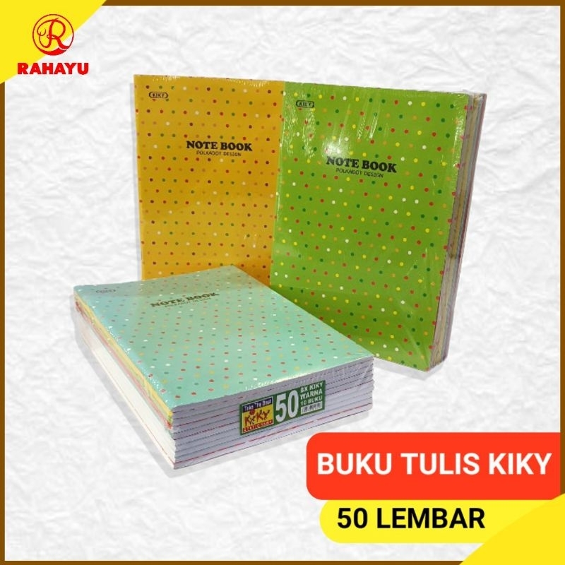 Jual BUKU TULIS BOXY KIKY 50 (1pak isi 10 pcs) | Shopee Indonesia
