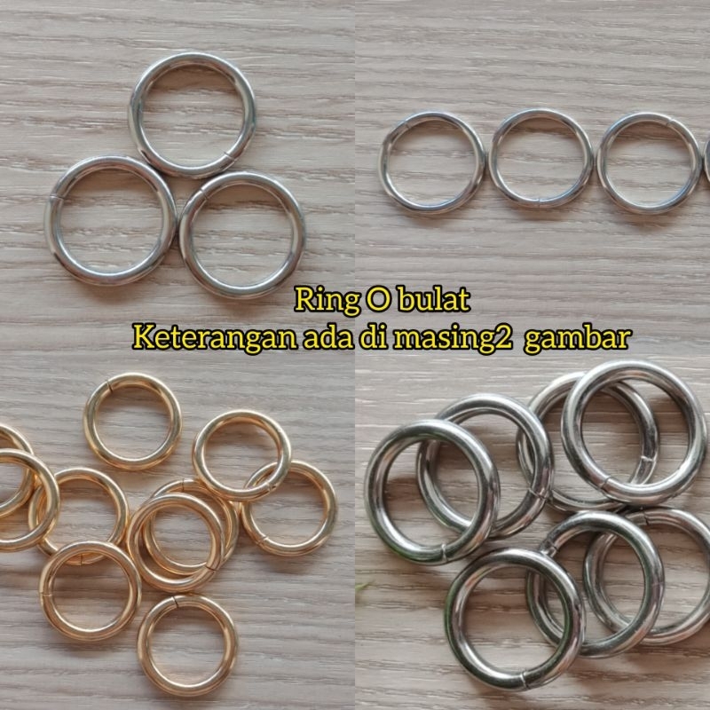 Jual Ring O bulat / ring besi bulat 2,5cm / ring bulat besi / ring besi tebal / ring tas besi ...