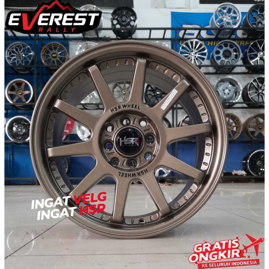 Jual VELG RACING HSR GYMKANA BOROKO RING 16 LEBAR 7 HOLE 4X100 DAN 4X114 SMBRZ | Shopee Indonesia