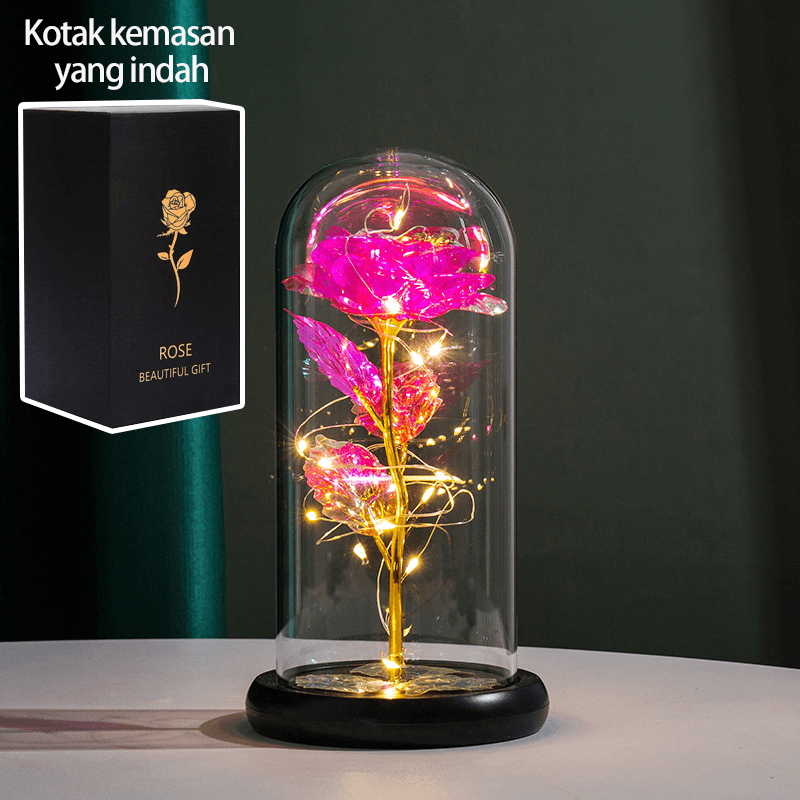 Jual BISA COD Lampu LED Bunga Bunga Mawar Box Lampu Bunga Cantik Bunga ...
