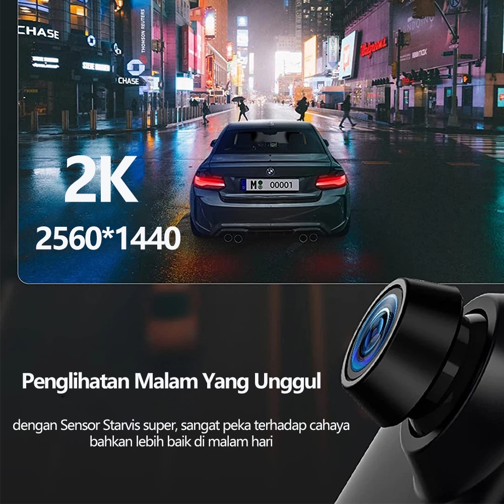 Jual Acroder Dashcam Mobil WIFI GPS 10 inch 4K Layar Sentuh IPS ...