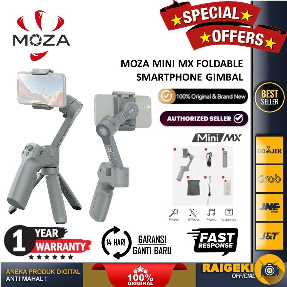 Jual Moza Mini MX Gimbal Stabilizer HP Smartphone Gimbal HP | Shopee ...