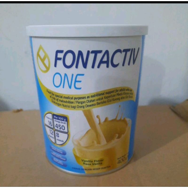 Jual FONTACTIVE ONE 400GR RASA VANILA (exp 2026) | Shopee Indonesia