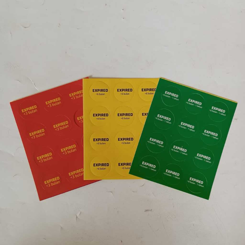 Jual Stiker Kadaluwarsa - Stiker Penanda Kadaluwarsa Obat - Sticker ...