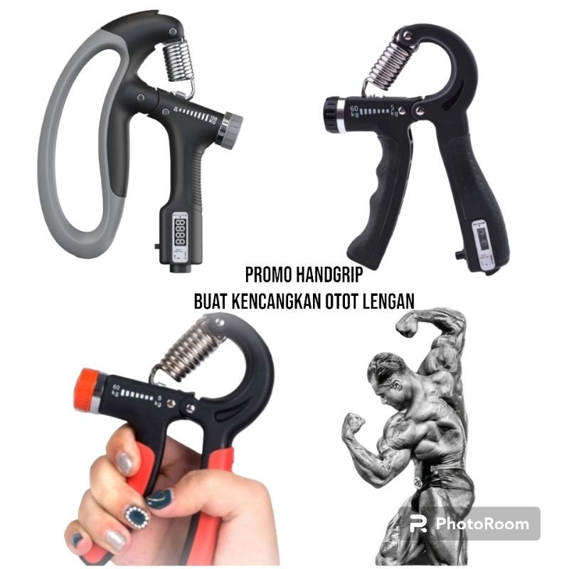 Jual handgrip murah hand grip anjust 10-60kg dan varian 10-100kg buat ...