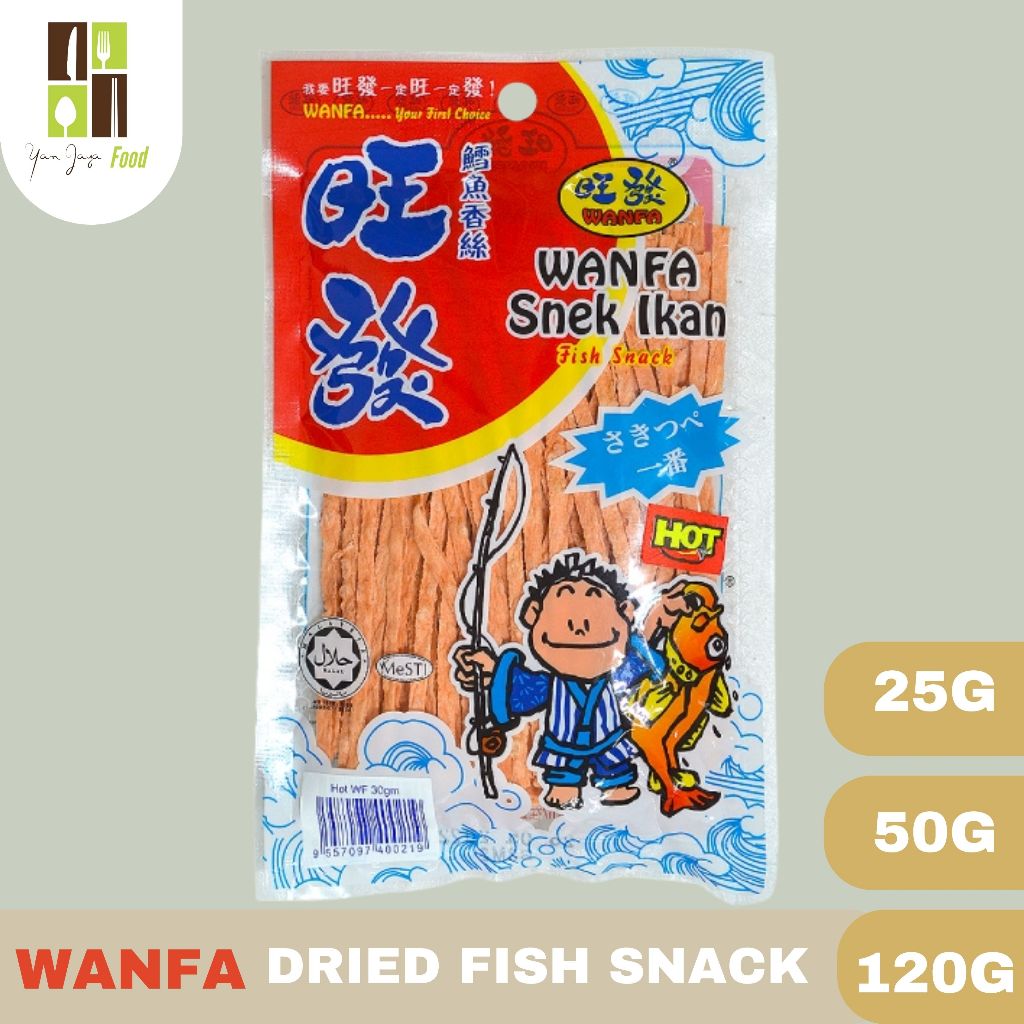 Jual Wanfa Snek Ikan Mini Pedas / Hot & Spicy Fish Snack Kemasan 25g ...
