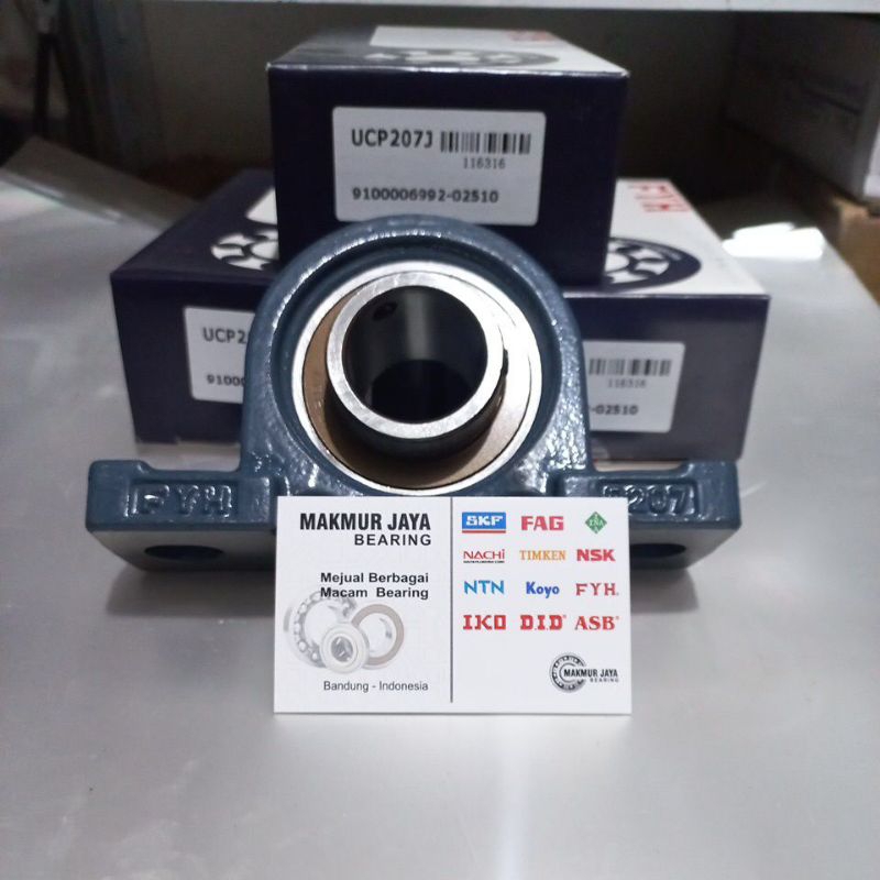 Jual Bearing PILLOW BLOK UCP 207 / Bearing pilow blok UCP207 as 35 mm FYH JAPAN | Shopee Indonesia