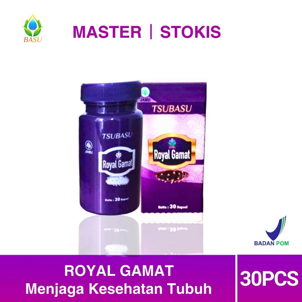 Jual TSUBASU ROYAL GAMAT 1 BOTOL 30 kapsul ORIGINAL BASU | Shopee Indonesia