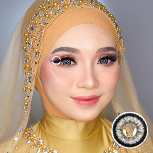 Jual SOFTLENS.IDN MY MAKI GREY 14.5MM WEDDING LENS BY PINKIN - normal ...