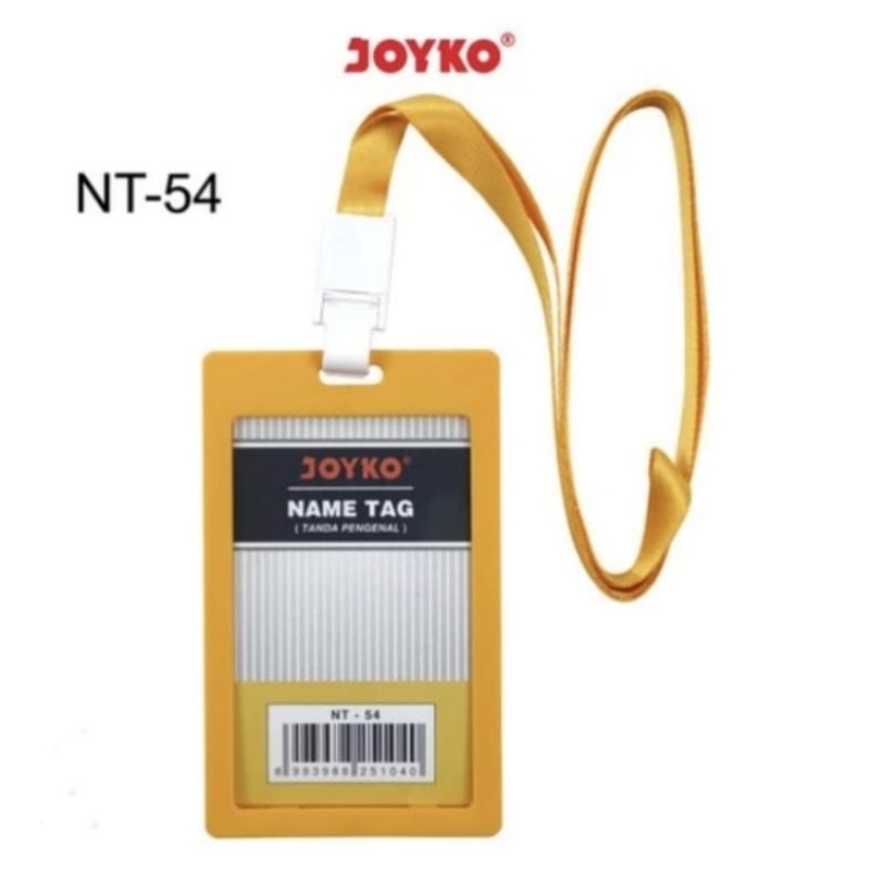 Jual NAME TAG TANDA PENGENAL JOYKO NT 52 BIRU-54 KUNING | Shopee Indonesia