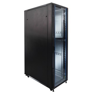 Jual INDORACK IR11542G CLOSE RACK 42U DEPTH 1150MM GLASS DOOR - RACK ...