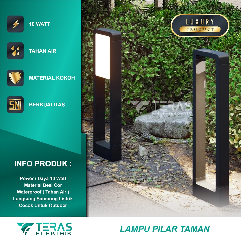 Jual Lampu taman pilar minimalis lampu taman minimalis outdoor | Shopee ...