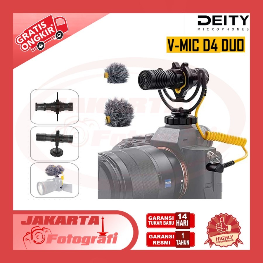 Jual Deity Microphones V-Mic D4 DUO Dual-Capsule Micro Camera-Mount ...
