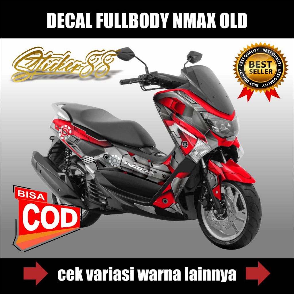 Jual STICKER DECAL FULL BODY NMAX OLD GRAFIS KEREN / STIKER DECAL NMAX ...