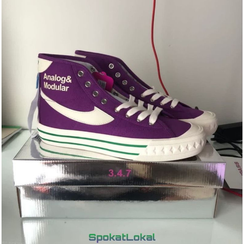 Jual Sepatu Compass X Unkl 347 Hi/High Desain No.12 Purple Size 39 - 44 ...